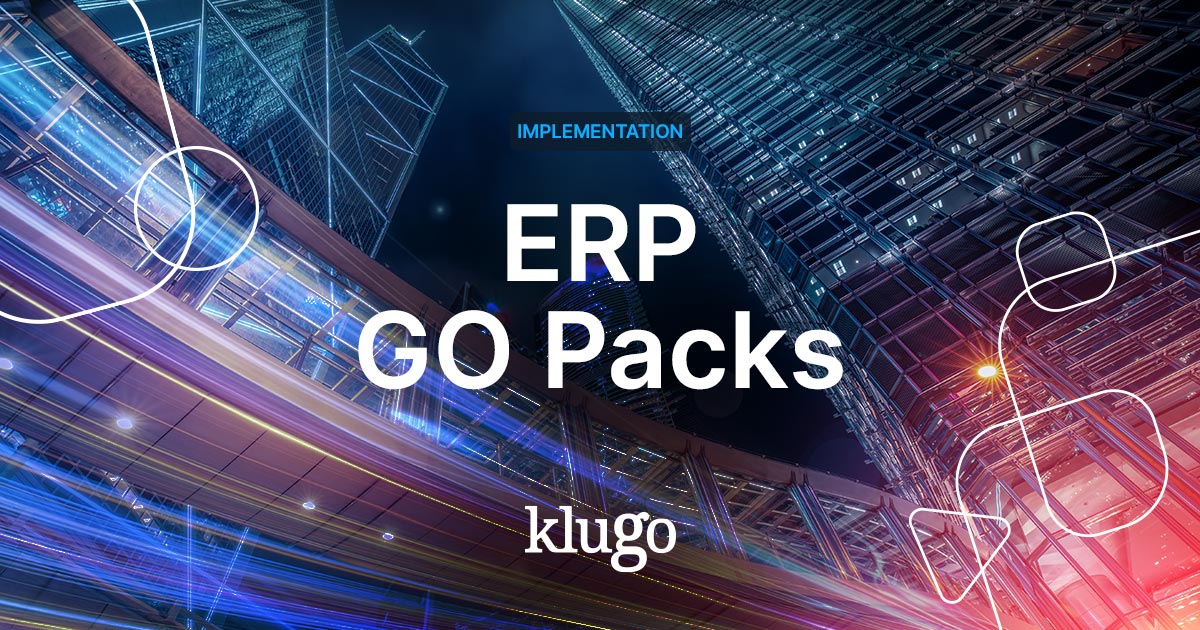 ERP GO Packages: Fast NetSuite Rollouts | Klugo